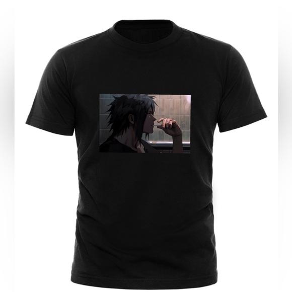 Gildan | Shirts | Sasuke Uchiha Smoking Tshirt | Poshmark